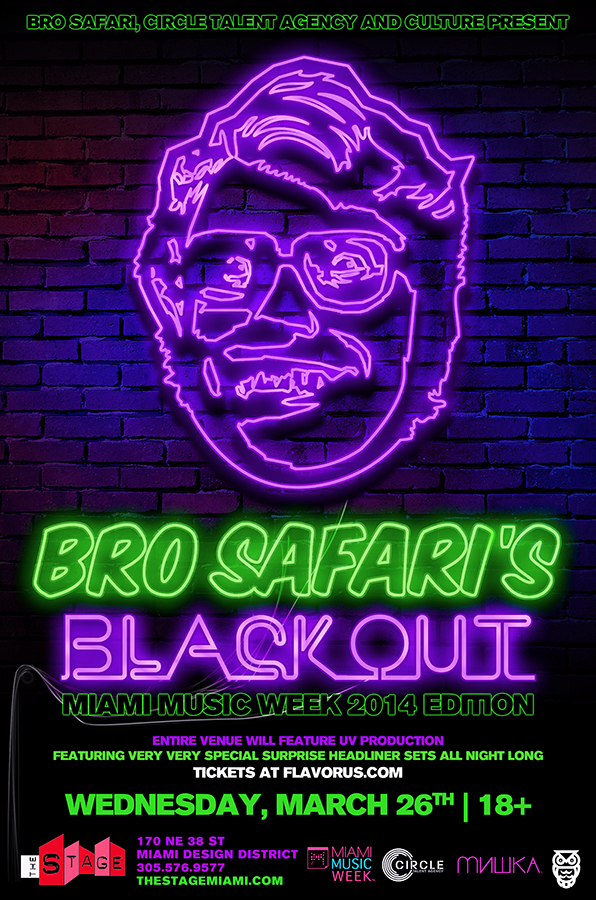 Bro Safari – Miami, Fla. tickets and lineup on Mar 26, 2014 at The ...